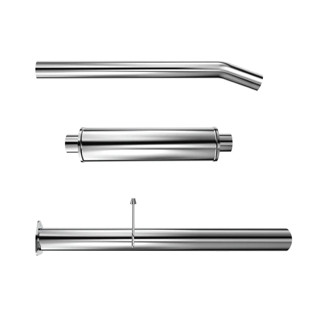 4" DPF Delete Pipe w/ Muffler | 2013-2018 6.7L Cummins Ram 2500/3500 ...